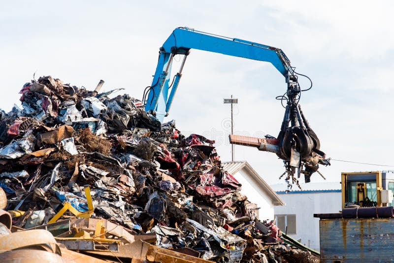Scrap metals stock image. Image of pile, trash, junk - 65266257