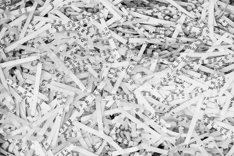 Scrap paper stock photo. Image of design, cutter, shredder - 47139024