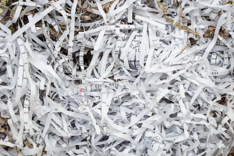 Scrap Paper From Paper Cutter Stock Image - Image of equipment ...