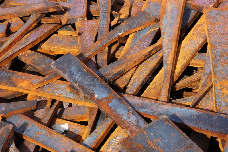 Scrap metal cuttings stock photo. Image of unique, closeup - 2863568