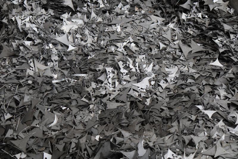 Scrap Steel is Cut Just Pieces of Equal Length Stack Stock Photo ...