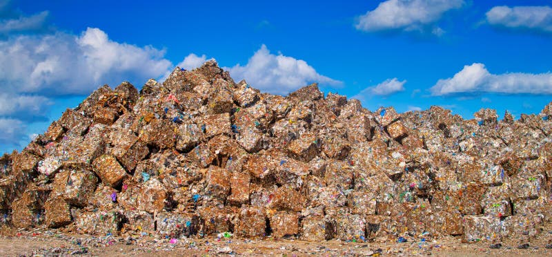 Scrap Steel Recycling Prepared for Smelting in Steel Industry Stock ...