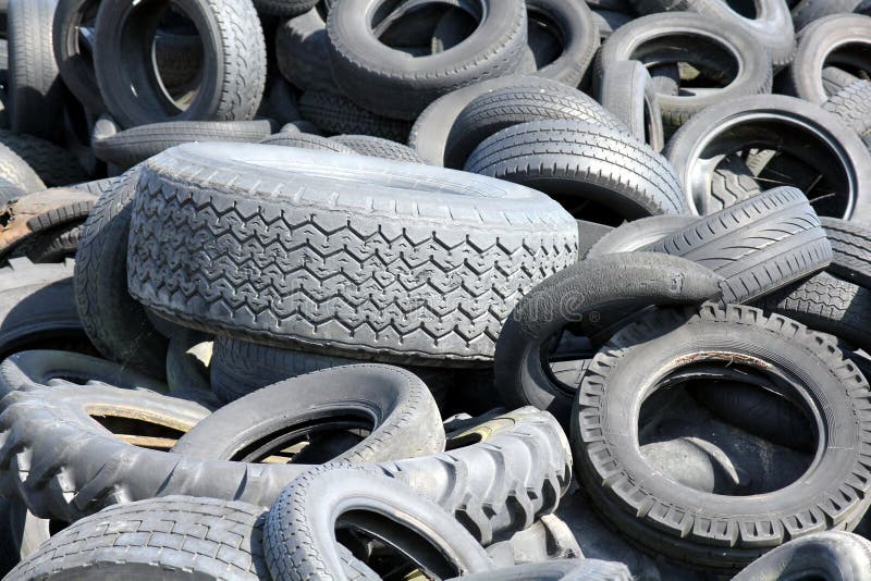 Scrap tyre dump stock image. Image of tyre, pattern - 115001913