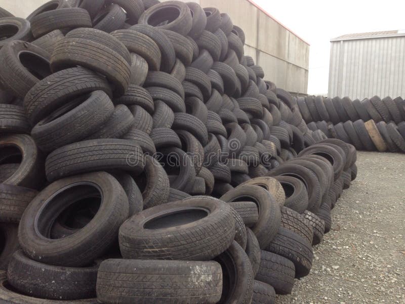 Scrap tyres stock photo. Image of rubber, scrap, tyres - 42557370
