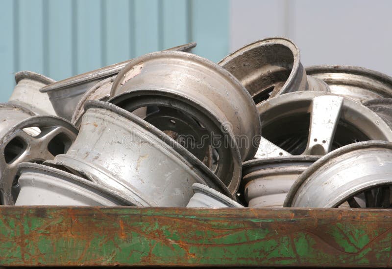 Scrap Wheels stock photo. Image of recycle, rubbish, dump - 1061250