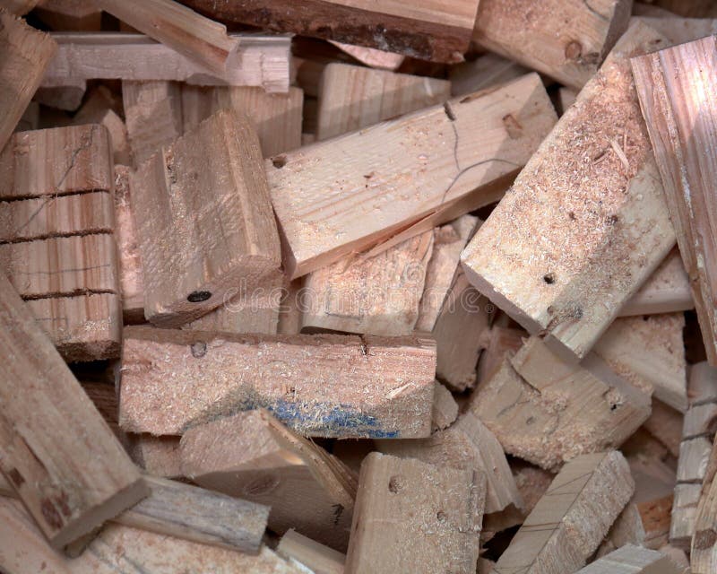 Scrap wood blocks stock photo. Image of blocks, waste - 96126136