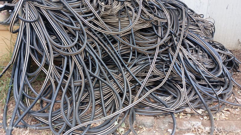 This is scrap XLPE stock photo. Image of xlpe, cable - 291908496