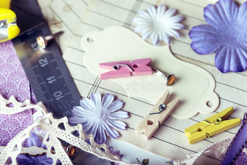 Tools with decoration stock photo. Image of handmade - 106721470