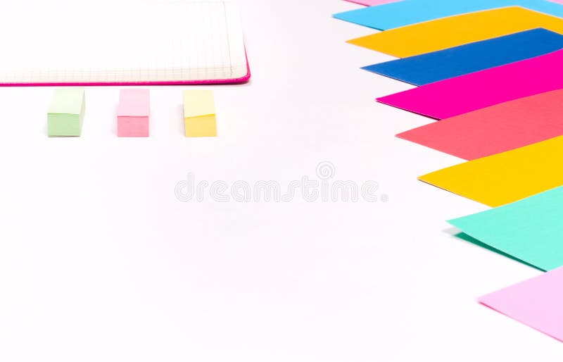 Scrapbook color paper stock photo. Image of group, drawing - 127505602