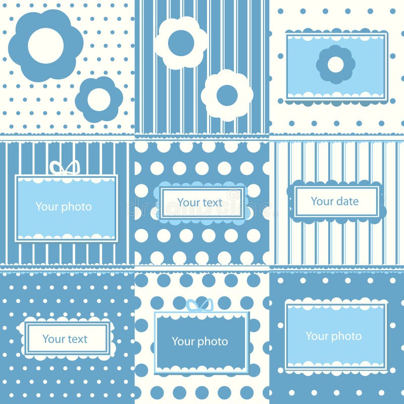 Scrapbook design elements stock vector. Illustration of abstract - 36428615