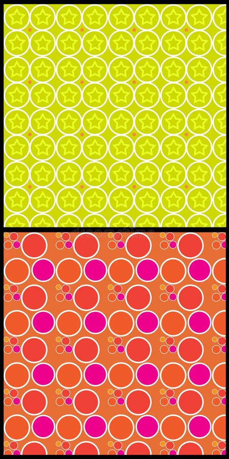 Scrapbook Digital Paper Sheets Stock Illustration - Illustration of ...