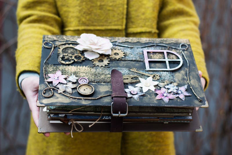 Scrapbook handmade stock photo. Image of birds, rope - 69101570