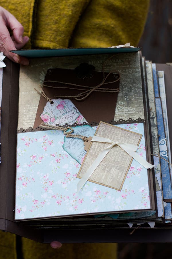 Scrapbook handmade stock photo. Image of scrap, wrap - 69102034