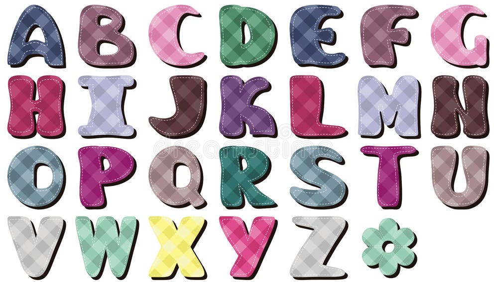 Scrapbook Letters Stock Illustrations – 5,205 Scrapbook Letters Stock ...