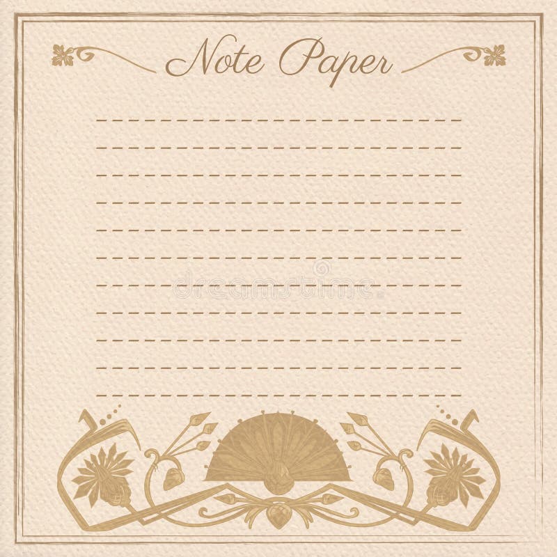 Scrapbook note paper stock vector. Illustration of boho - 87586544