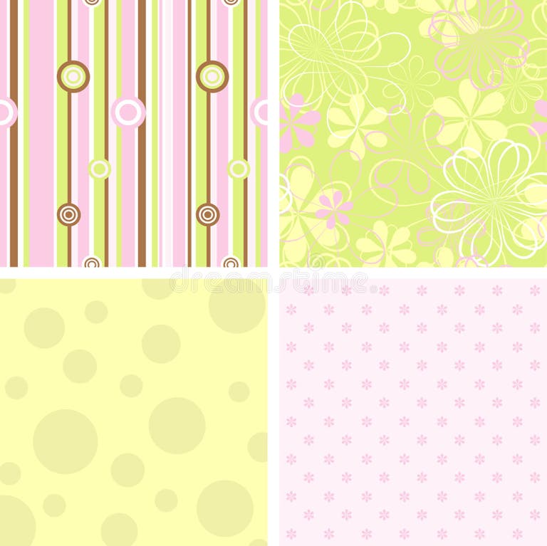 Scrapbook Patterns for Design, Stock Vector - Illustration of fashion ...