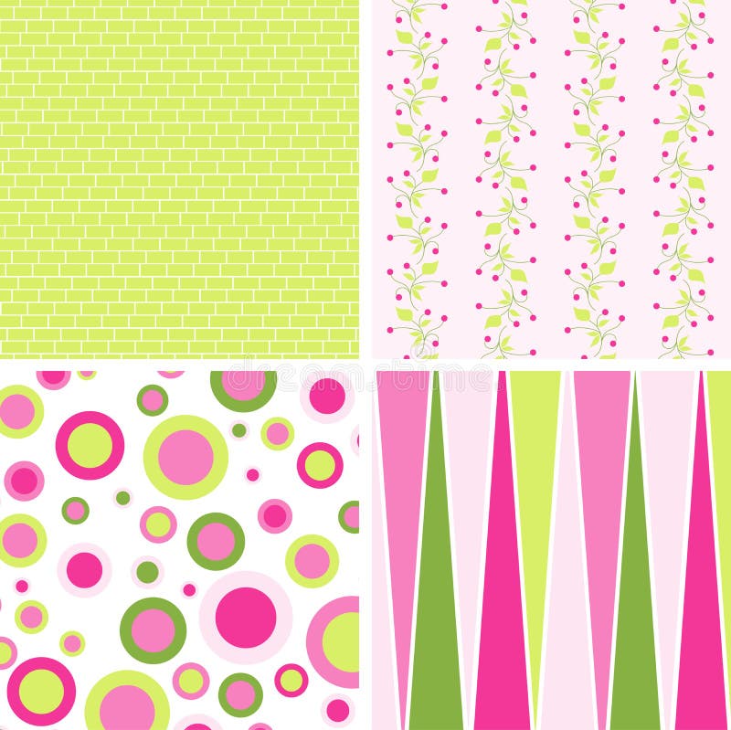 Scrapbook Patterns for Design, Stock Vector - Illustration of cute ...