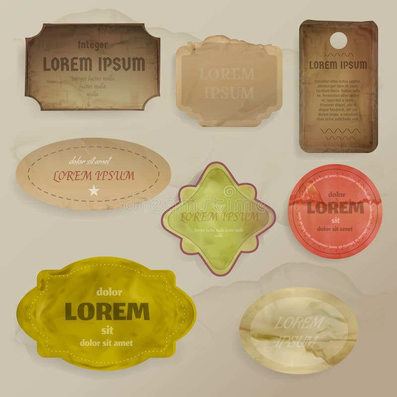 Scrapbooking Elements Vector Illustration Stock Vector - Illustration ...