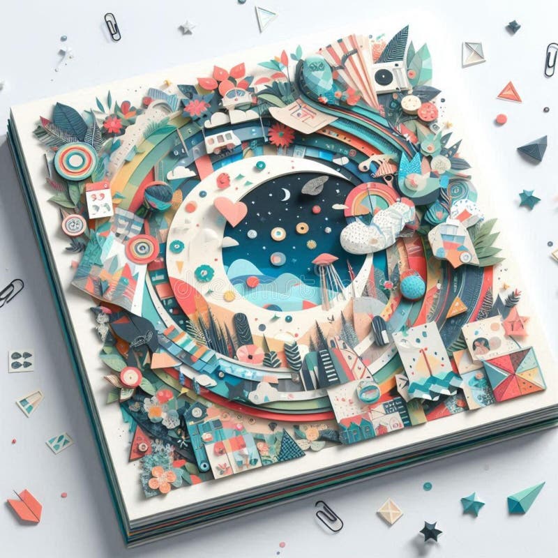 Scrapbooky stock illustration. Illustration of gadget - 343612923