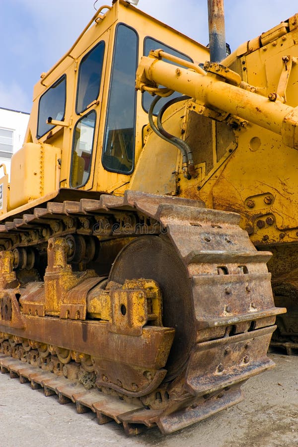 Scraper Bulldozer Hydraulic Arm Stock Image - Image of build, digger ...