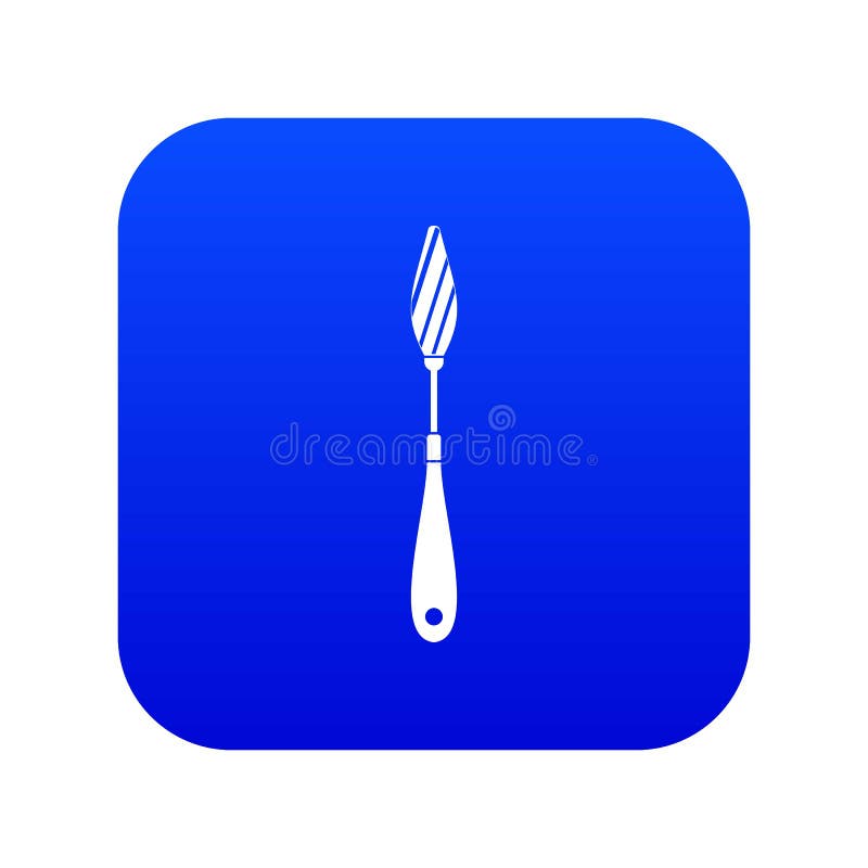 Scraper icon digital blue stock vector. Illustration of painting ...
