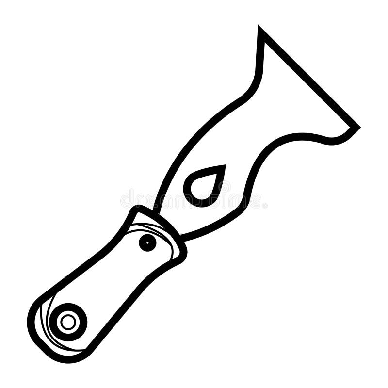 Scraper icon vector stock vector. Illustration of paint - 136077495