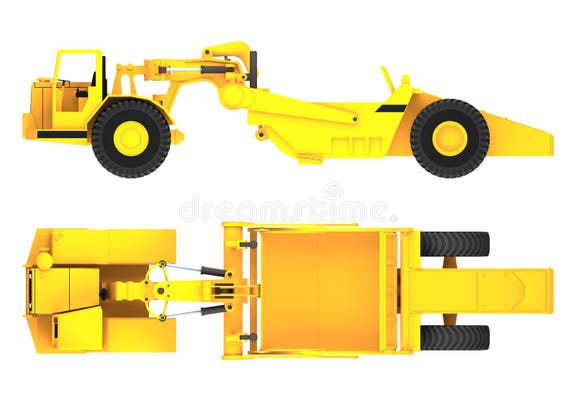 Excavator Top View Stock Illustrations – 322 Excavator Top View Stock ...