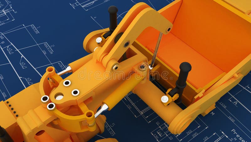 SCRAPER and sketch stock illustration. Illustration of earth - 11776803