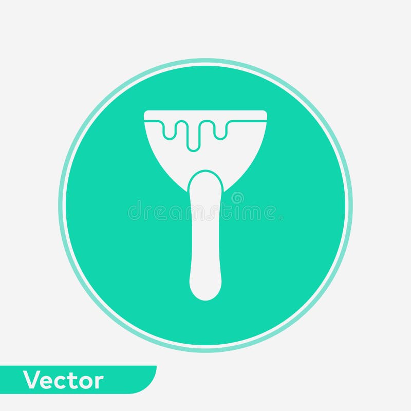 Scraper Vector Icon Sign Symbol Stock Vector - Illustration of modern ...