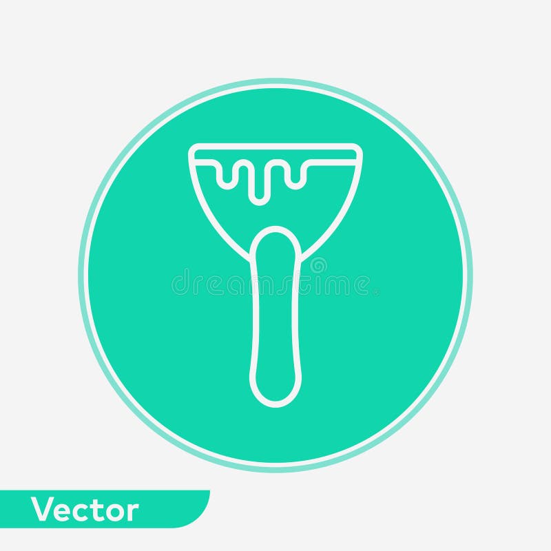 Scraper Vector Icon Sign Symbol Stock Vector - Illustration of modern ...