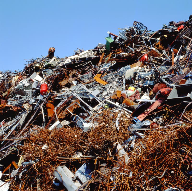 Scrap metal stock photo. Image of equipment, stack, scrap - 6427932