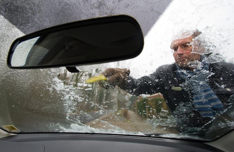 Scraping windscreen stock photo. Image of scratching - 65077048