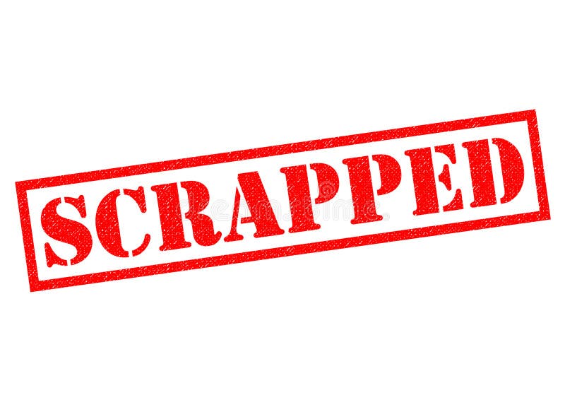 Scrapped stock illustration. Illustration of scrapped - 86663692