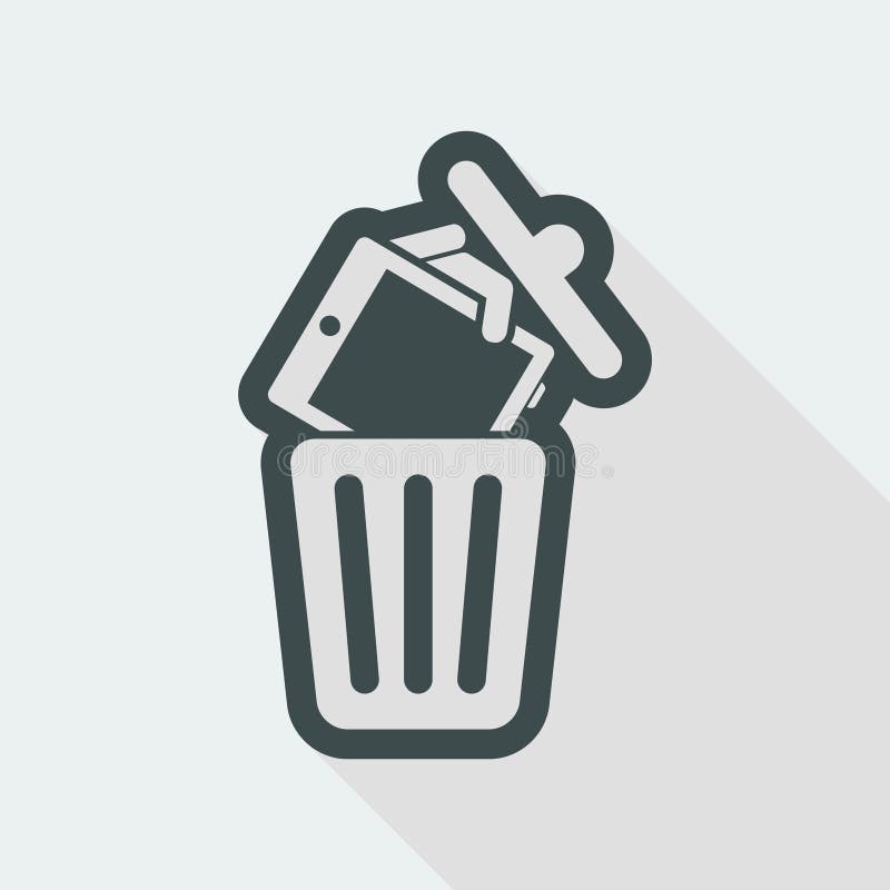 Scrapping old device stock vector. Illustration of junk - 117822317