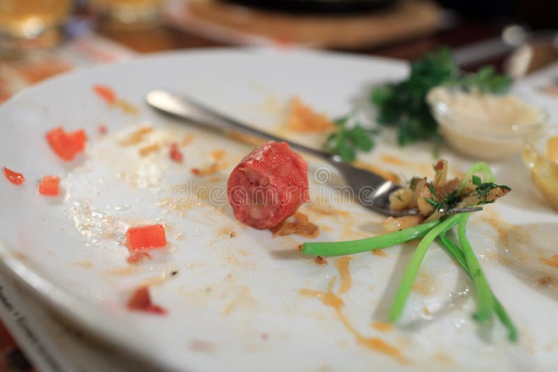 Scraps of food stock photo. Image of sausage, remainder - 23768276