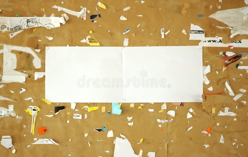Scraps paper stock photo. Image of crumpled, retro, board - 18633138
