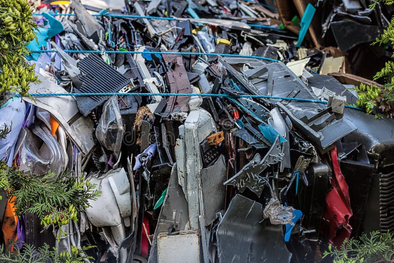 Scrapyard stock photo. Image of landfill, aluminum, automotive - 38258462