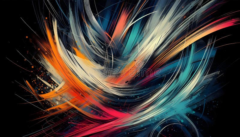 Scratch Brush Abstract Background Stock Image - Image of artists, edgy ...