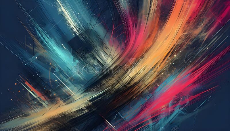 Scratch Brush Abstract Background Stock Illustration - Illustration of ...