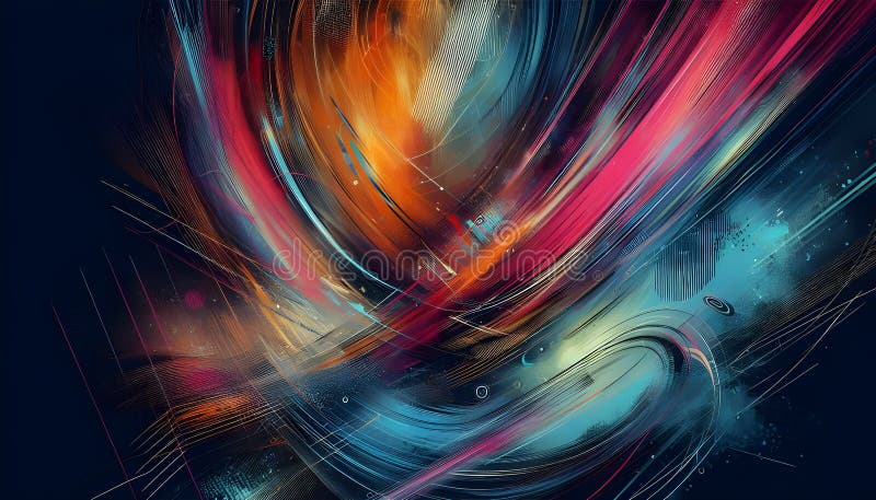 Scratch Brush Abstract Background Stock Illustration - Illustration of ...