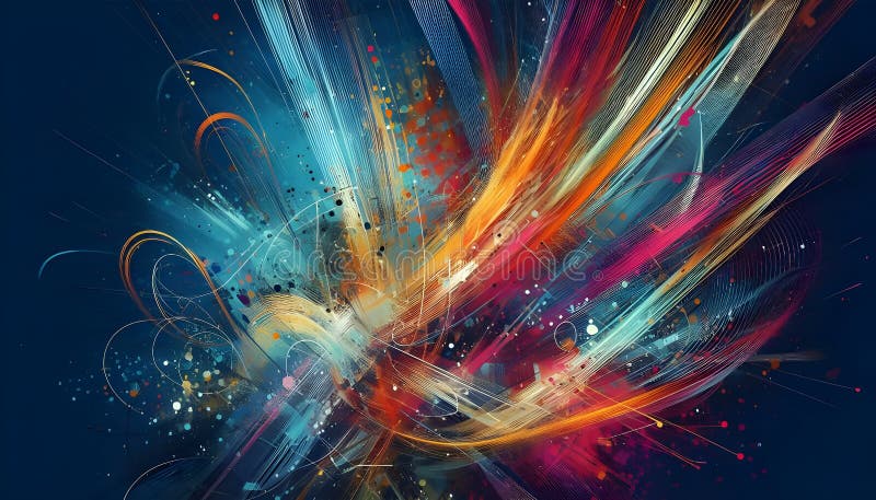 Scratch Brush Abstract Background Stock Illustration - Illustration of ...