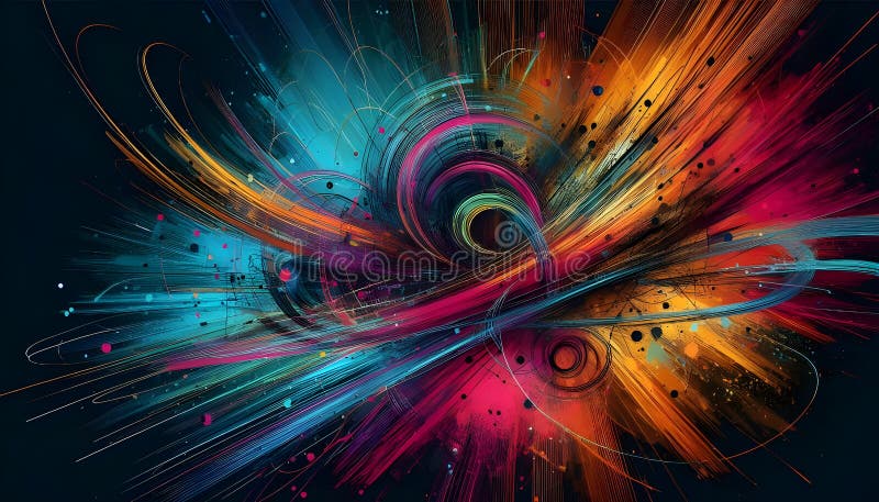 Scratch Brush Abstract Background Stock Illustration - Illustration of ...