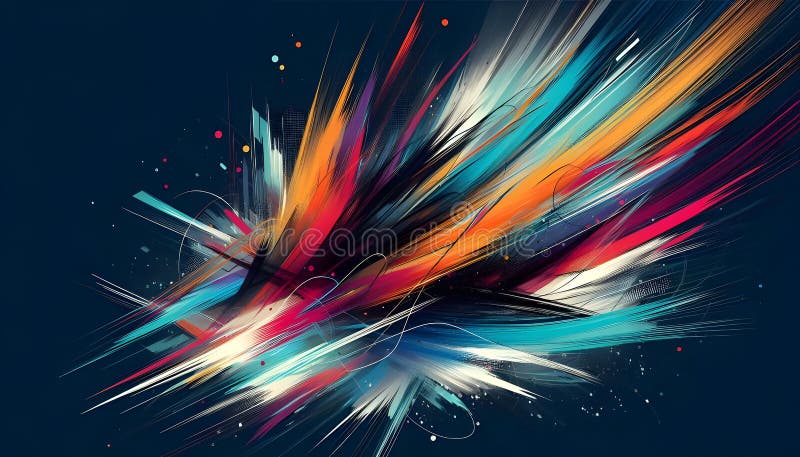 Scratch Brush Abstract Background Stock Illustration - Illustration of ...