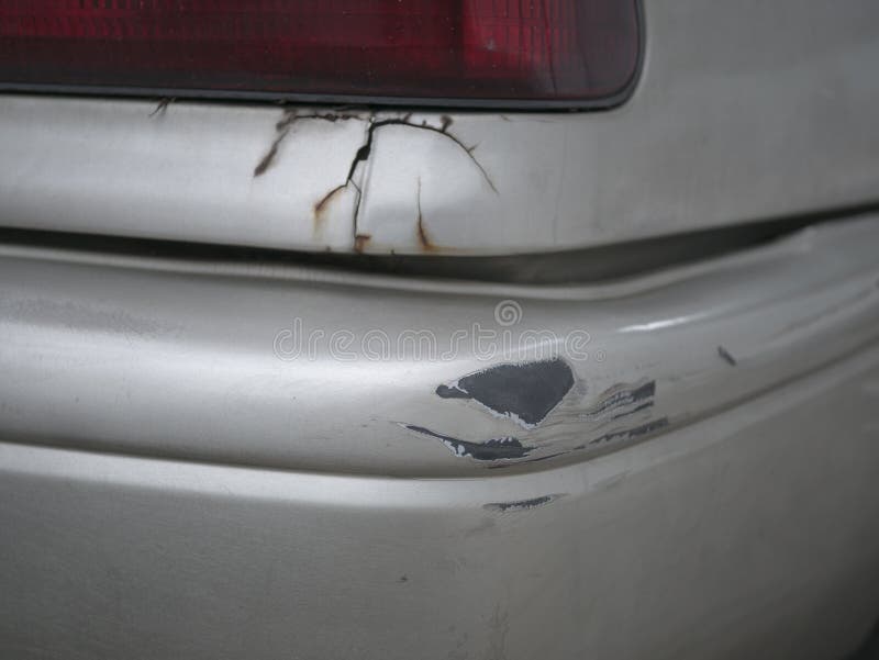 Scratch on a car body stock image. Image of metal, safety - 195872695