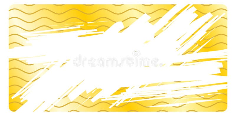Scratch Card Template with Erased Marks. Golden Label Stock Vector ...