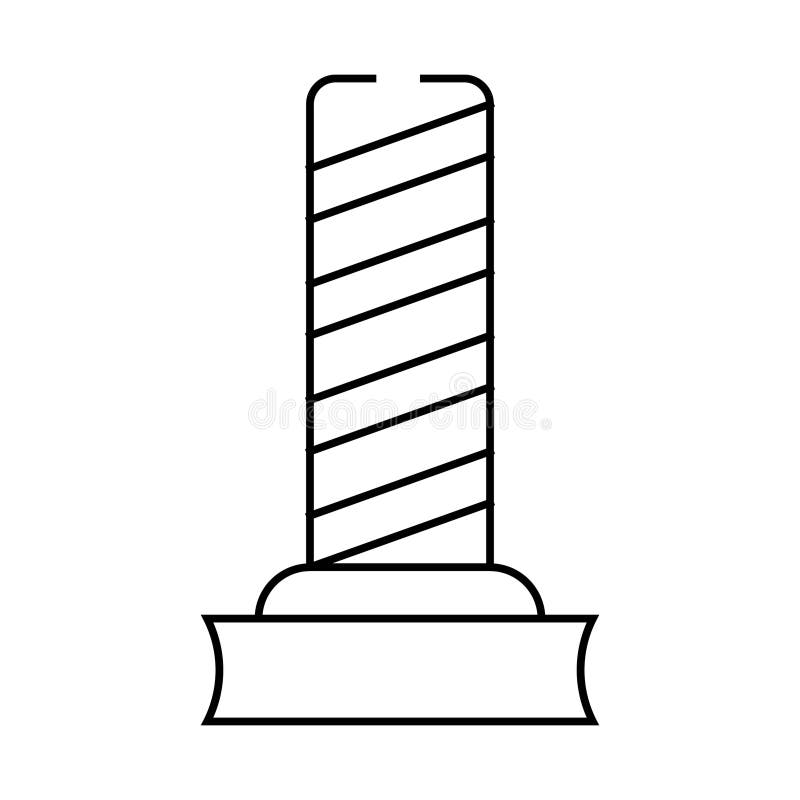 Scratch Cat Accessory Line Icon Vector Illustration Stock Illustration ...