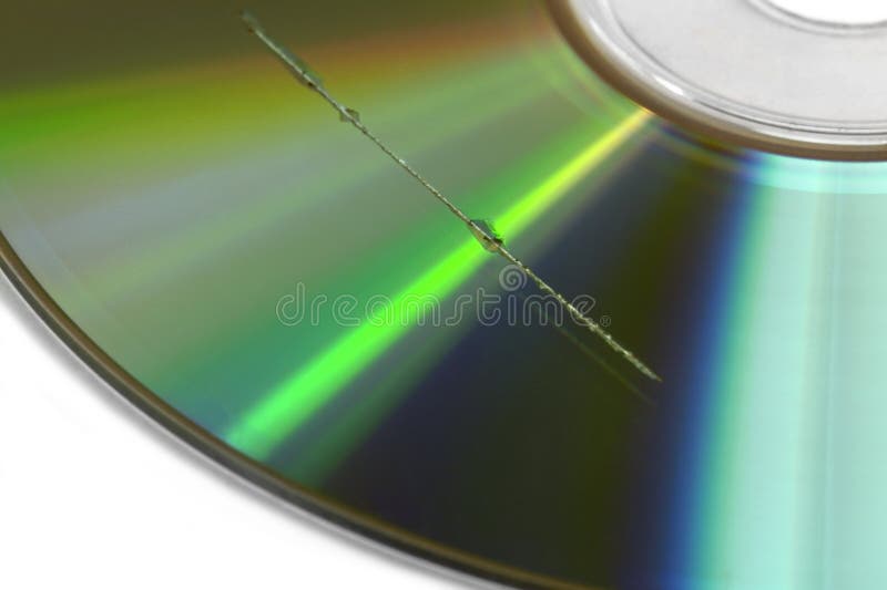 Scratch on CD surface stock image. Image of loss, medium - 32607937
