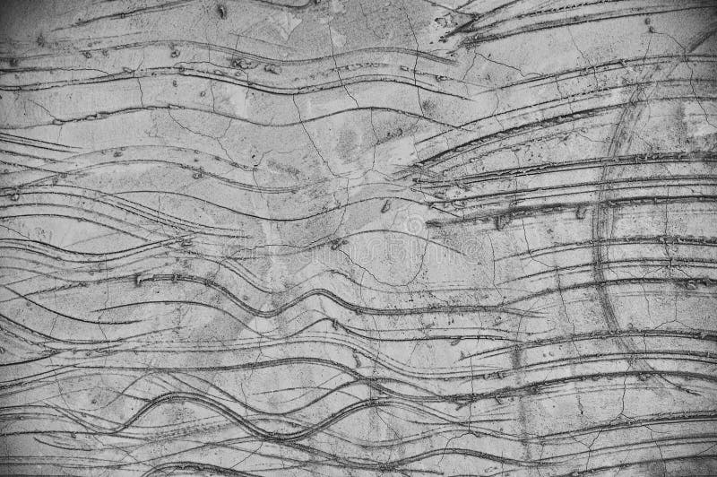 Scratch on Cement Wall, High Dynamic Range and Low Key. Stock Image ...