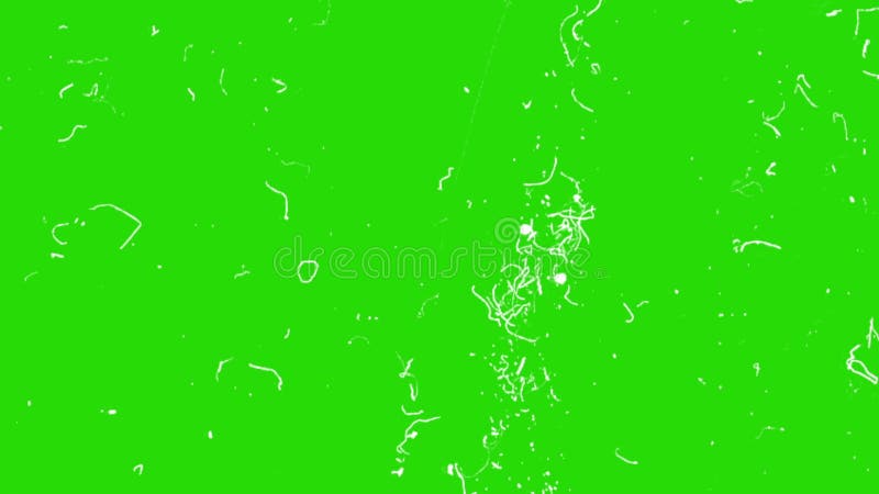 Scratch Effect on Green Screen. TV Screen with Scratches and Damage ...