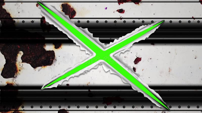 Scratch Marks that Appear on the Metal Floor. Stock Footage - Video of ...